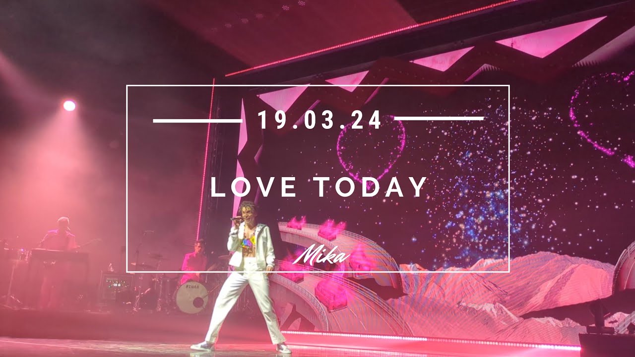Mika - Love Today l 19/03/2024 Lyon - YouTube