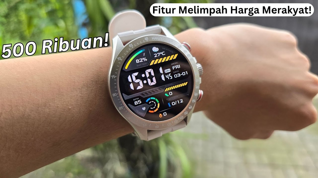 Haylou Solar Pro Full Review Indonesia | Smartwatch Rugged 500 Ribuan ...