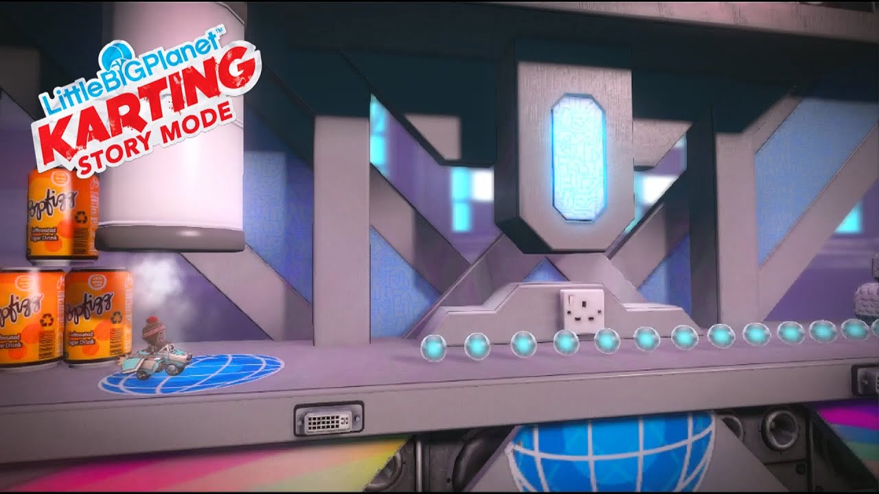 LittleBigPlanet Karting Story Mode - Ride Scroller - YouTube