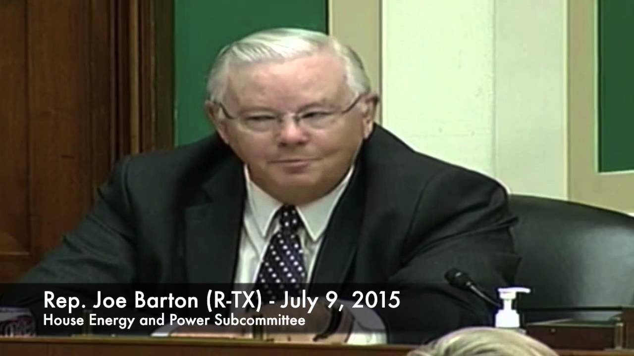Rep. Joe Barton (R-TX) Finally Gets Crude Export Hearing - YouTube