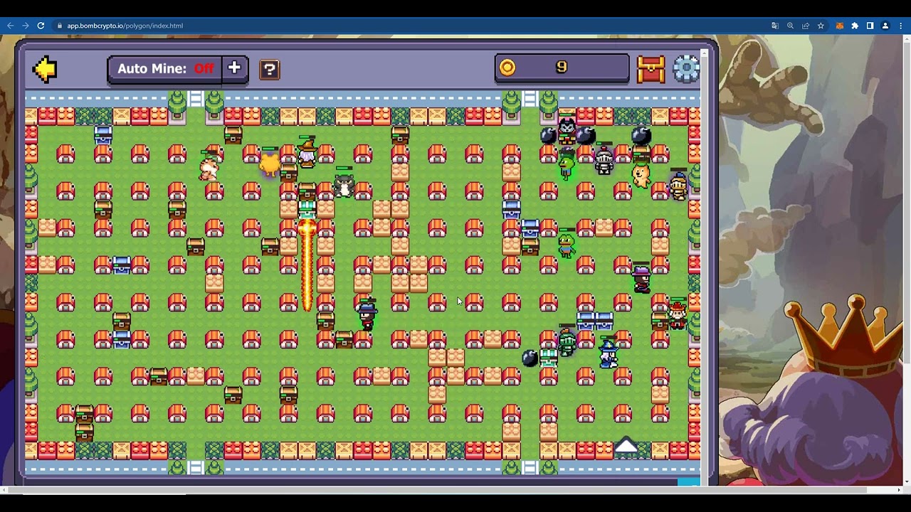 GAMEPLAY POLYGON NFT GAME *BOMB CRYPTO 2* -DREAM TEAM FARMING BOMB COIN ...