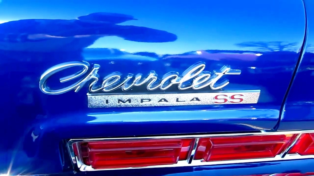 Gorgeous blue '66 Impala Super Sport at Charlotte Hall (2017) - YouTube