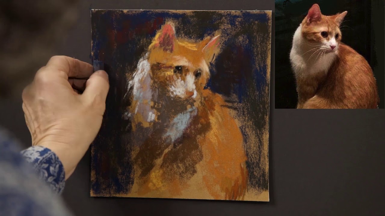 Pastel Pet Portrait - YouTube