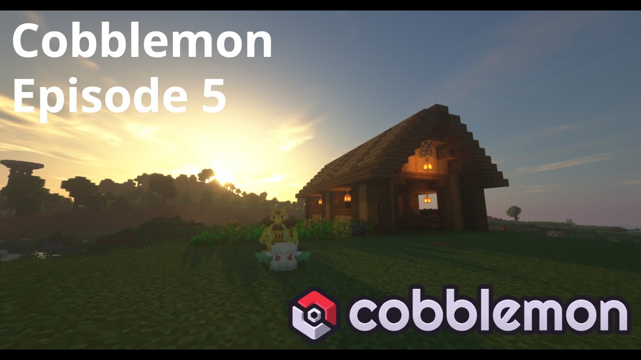 Minecraft Cobblemon Ep 5 - Barn Building - YouTube