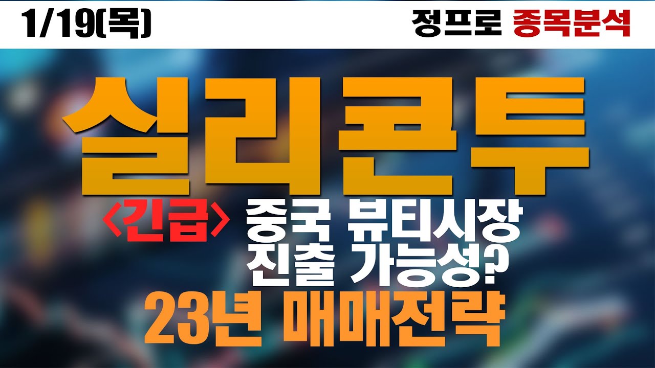 실리콘투 1월 19일 긴급속보 및 주가분석 실리콘투 실리콘투주가 실리콘투주가전망 실리콘투주식전망 Youtube