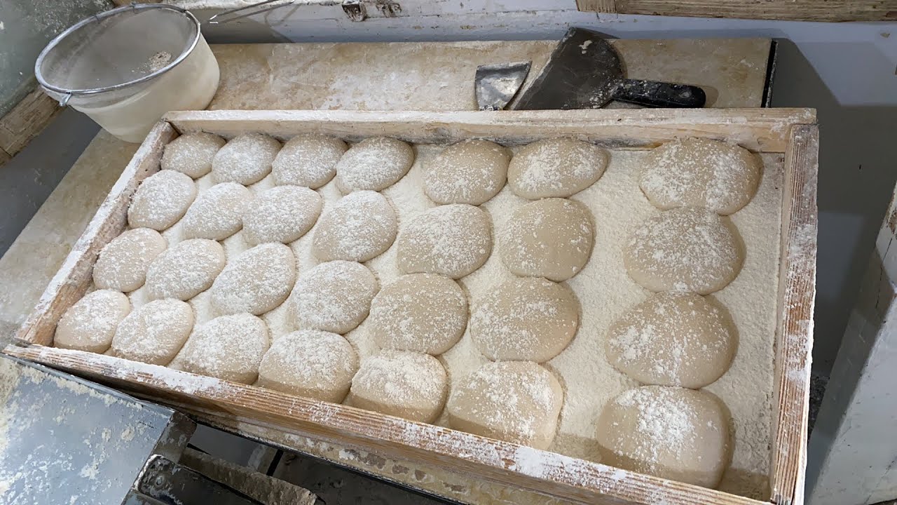 Baking Markouk Bread & Saj Manakish in Jbeil: How it's Made - YouTube