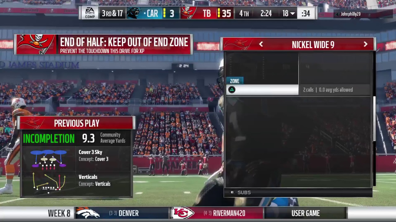 Integrity League Season 1, Week 8 Vs Panthers - YouTube