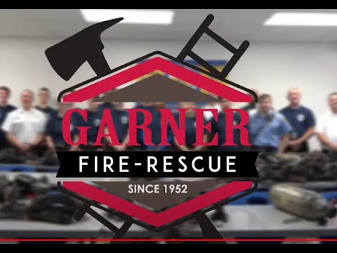 Garner Fire Rescue Donates to Local School - YouTube