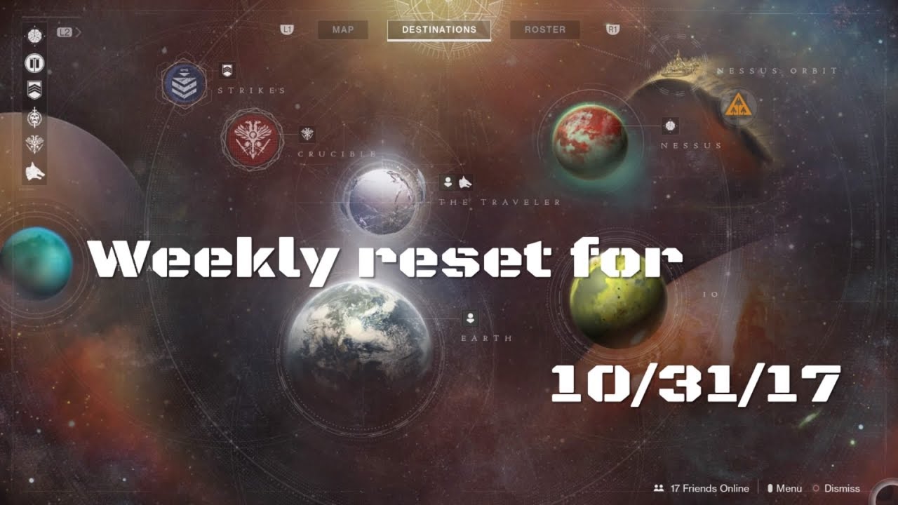 Destiny 2 - Weekly reset for 10/31/17!!! Raid challenge mode, Nightfall ...