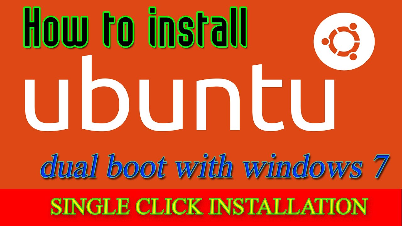UBUNTU install in windows 7/8/10 (dual boot) - YouTube