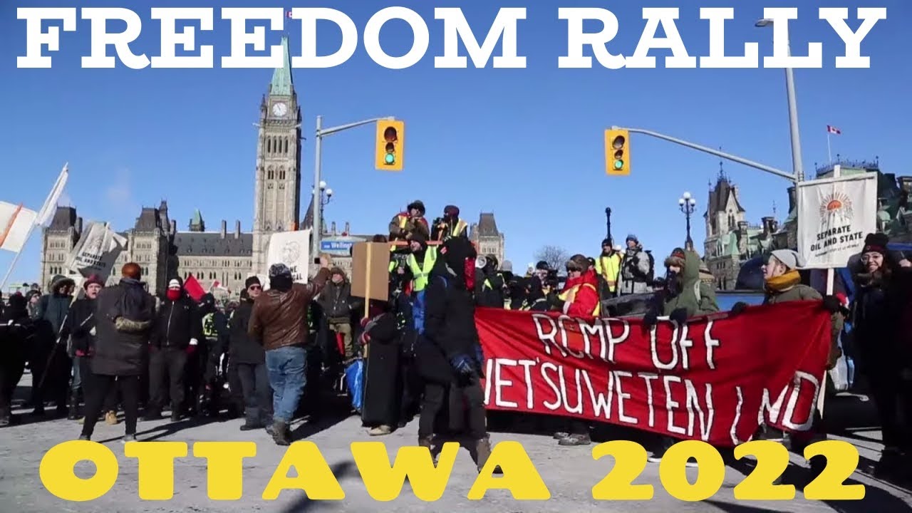 CANADIAN TRUCKER LIVE FREEDOM RALLY OTTAWA - YouTube