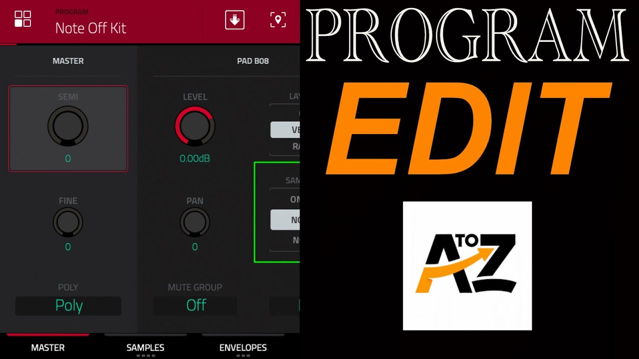 Akai Mpc Advanced Program Edit Settings Explained Udemy Masterclass