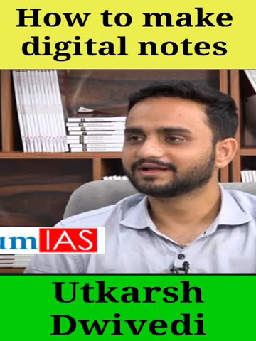 How to prepare digital notes?? by upsc topper Utkarsh #upsc #upscexam # ...