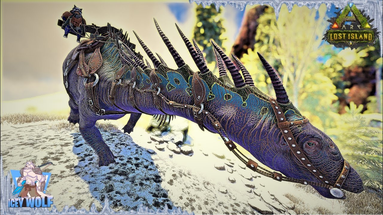 Trying to Tame a Amargasaurus!! [ARK Lost Island Ep:19] - YouTube