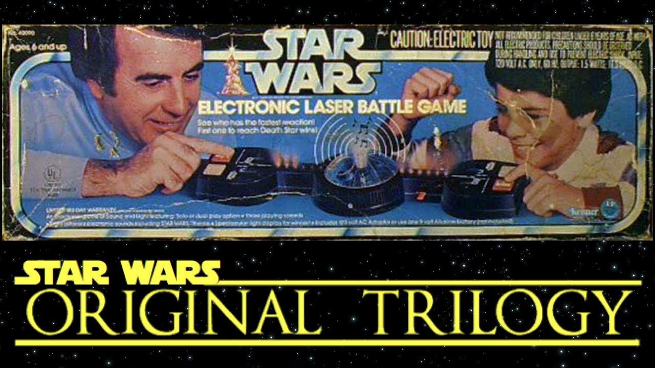 Star Wars Electronic Laser Battle Game Vintage Commercial Kenner - YouTube