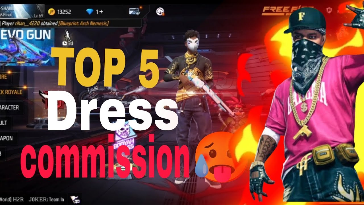 Best Dress Up In Free Fire | Free Style Dress Combination In FF | Free ...
