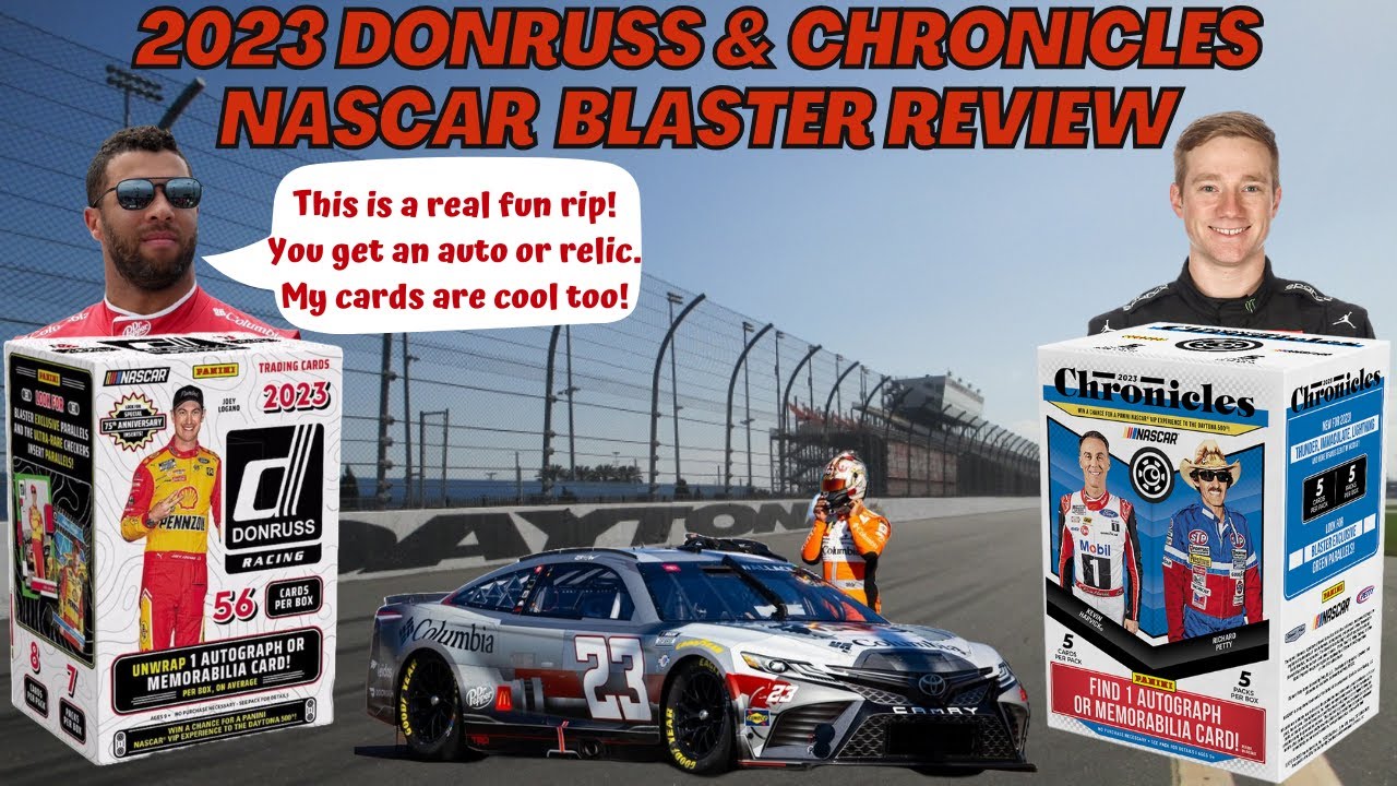 💥NASCAR High Octane Rip💥2023 Donruss and Chronicles Blaster Box Review ...