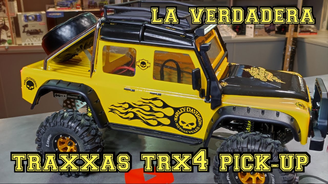 Traxxas Trx4 Defender Pick-up la verdadera trx4 - YouTube