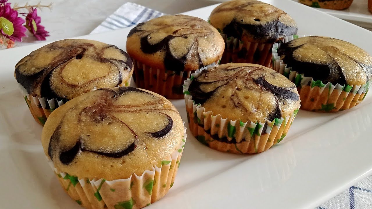Super Soft Marble Cupcake Recipe|Chocolate Swirl Cake|Chocolate Swirl Cupcake Recipe|Cupcake ...