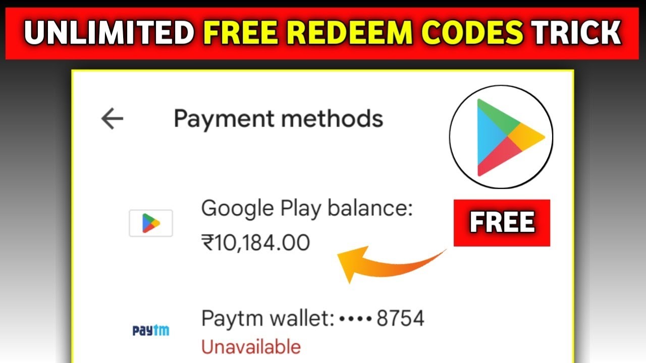 Google redeem code || Redeem Codes for Playstore at ₹0/- || How To Get ...