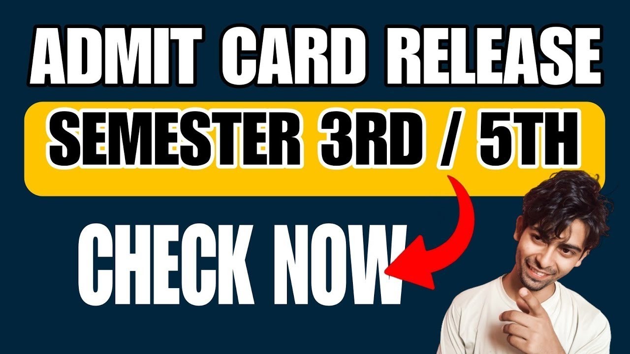SOL Admit card Released | Admit card 3rd / 5th Semester कब Release होगे ...