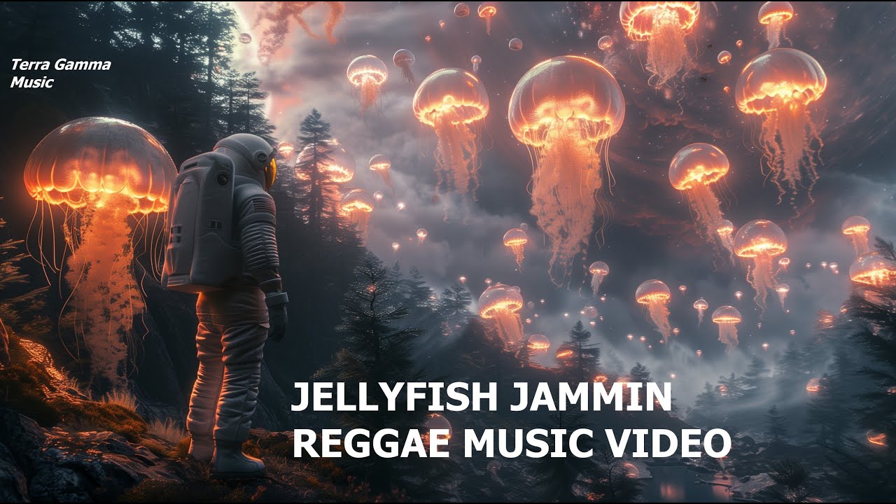 Psychedelic Reggae Jam with Giant Floating Jellyfish (AI Music Video ...