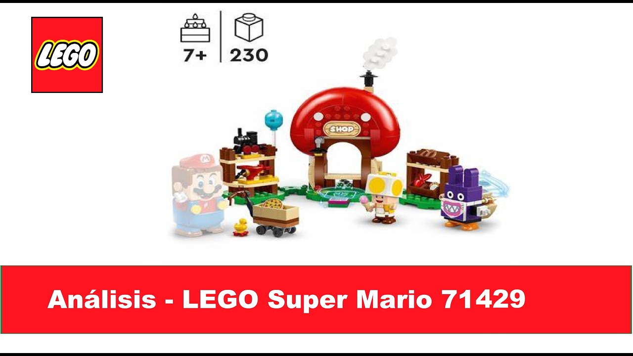 LEGO Super Mario 71429 - Nabbit at Toad´s Shop - Expansion Set - YouTube