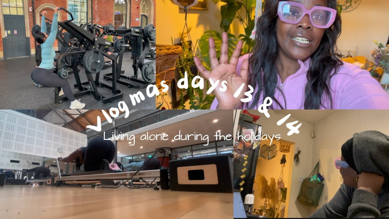 VLOGMAS 13 & 14 | hectic work day from home | solo parenting | reformer ...