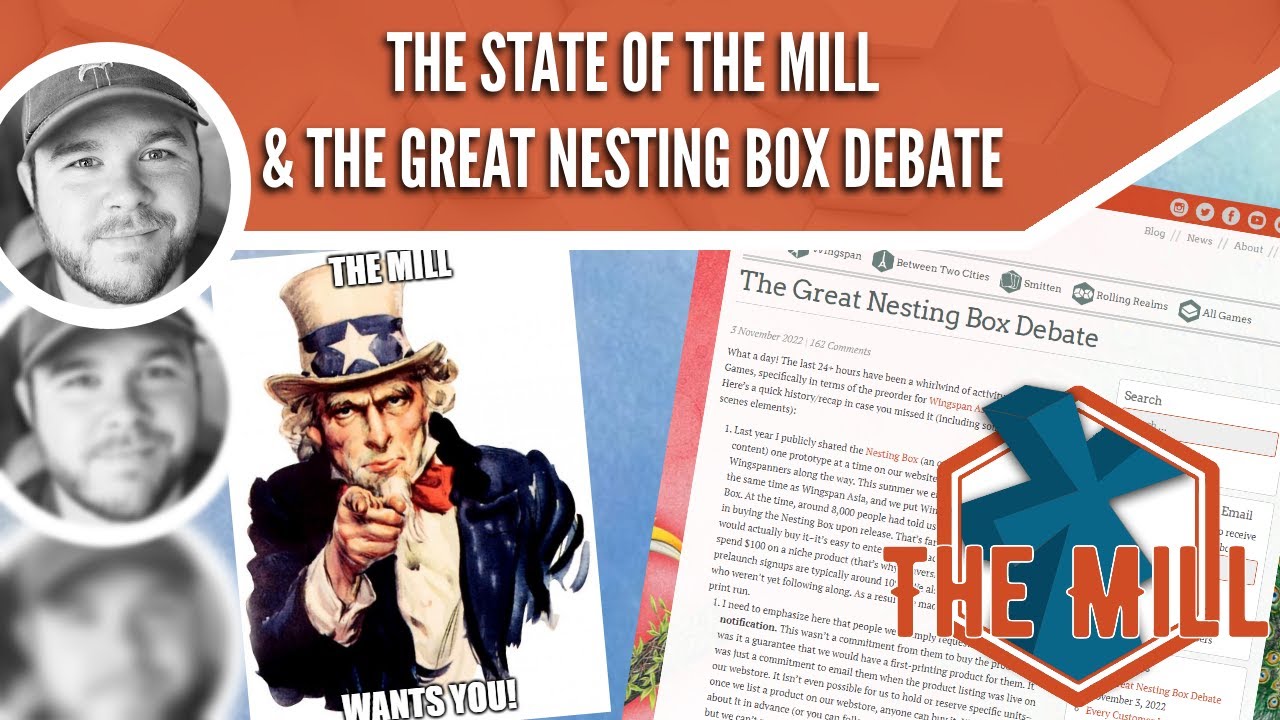 The State of The Mill & The Great Nesting Box Debate - The Mill - YouTube