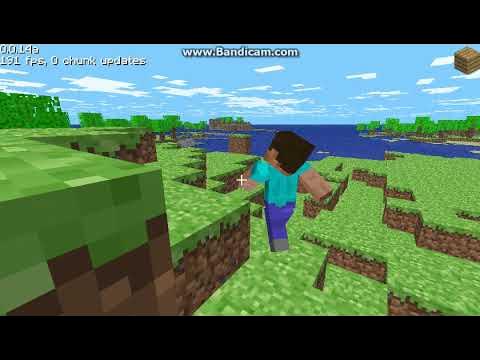 Minecraft c0.0.14a-dev1 Gameplay remake - YouTube