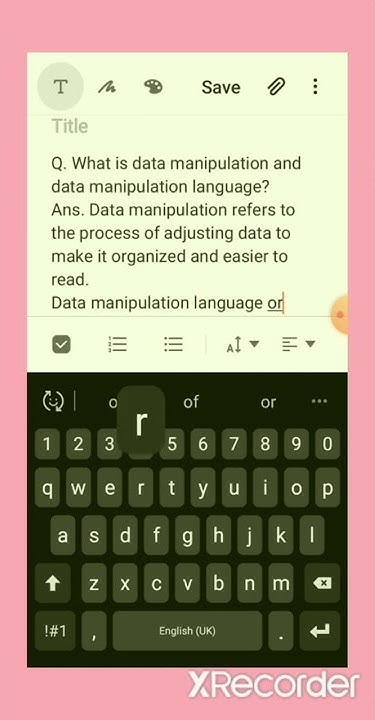 What is data manipulation and data manipulation language?🤔🤔 - YouTube