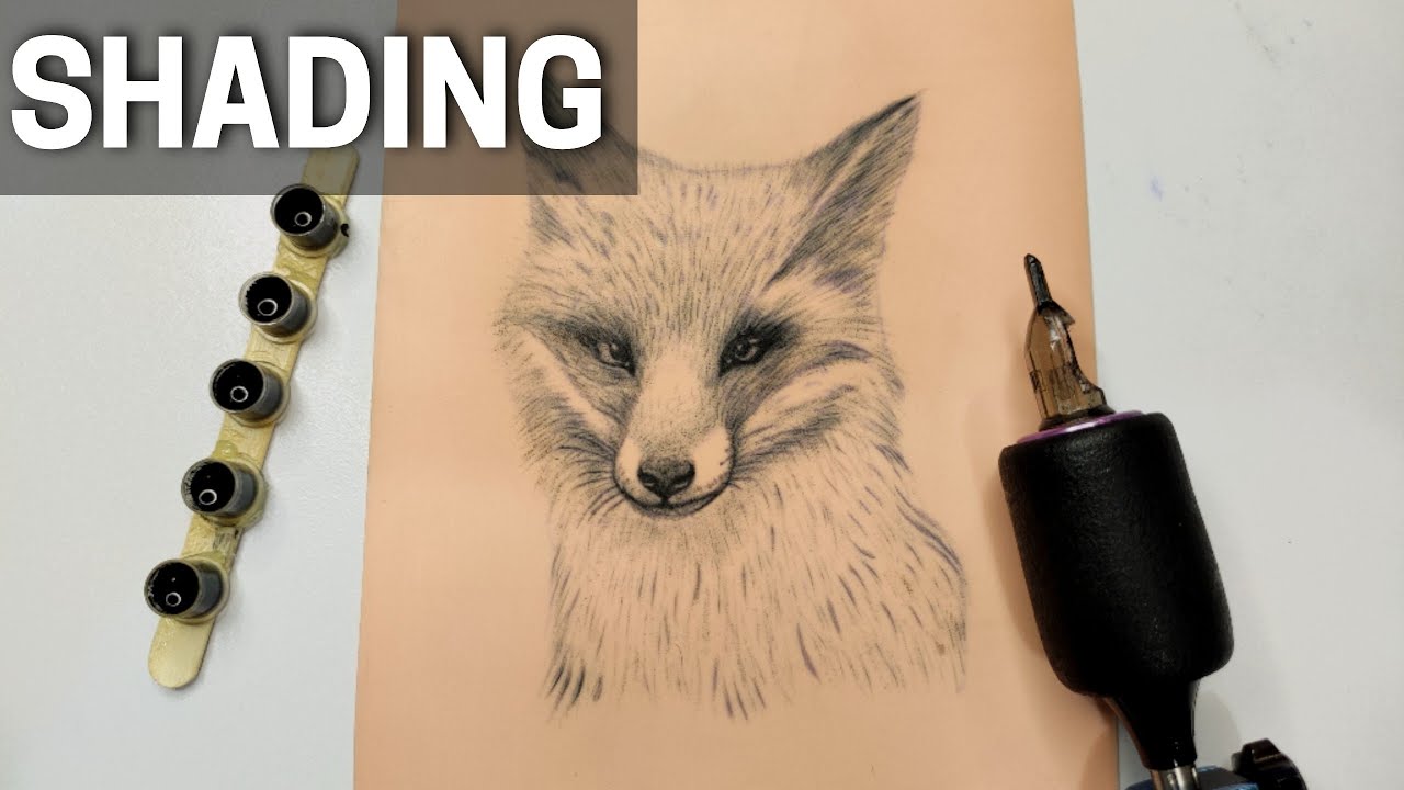 Shading Technique For Animal Hair Tattooing | FOX | For Beginners - YouTube