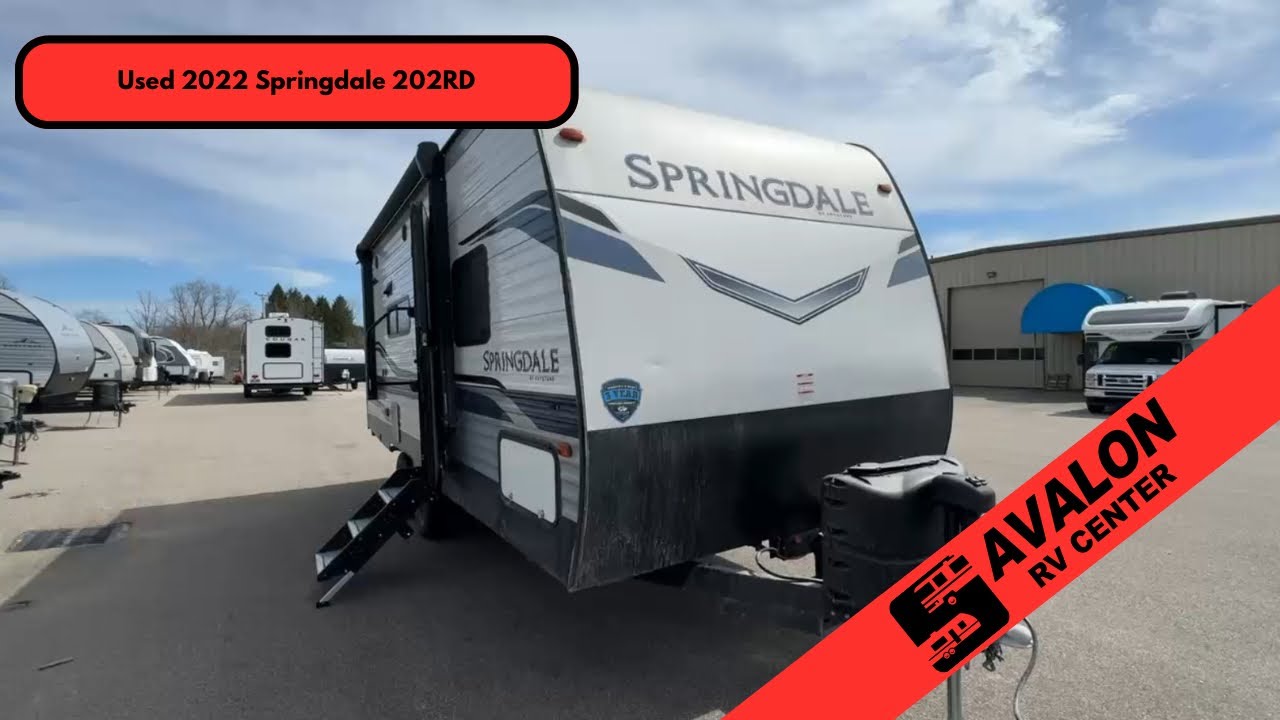 USED 2022 Springdale 202RD Travel Trailer Walk Through - YouTube