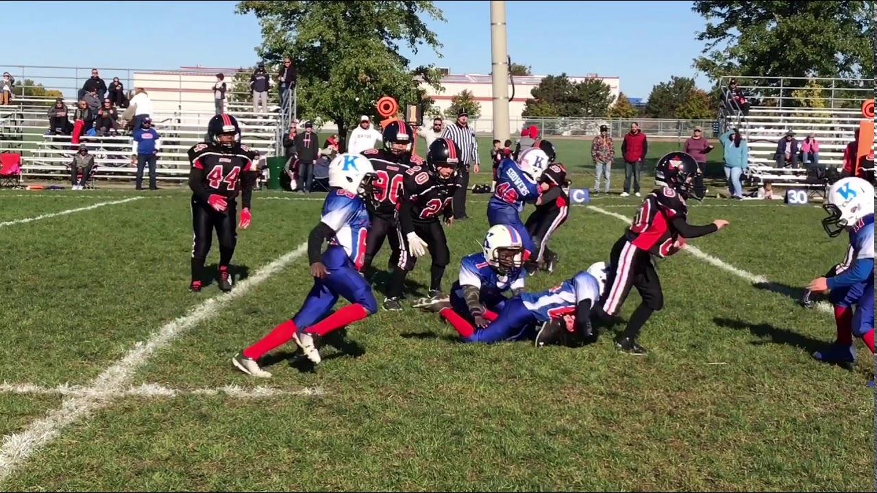 Kanata Knights vs Myers Riders Tyke 2019 NCAFA Kids Football - YouTube