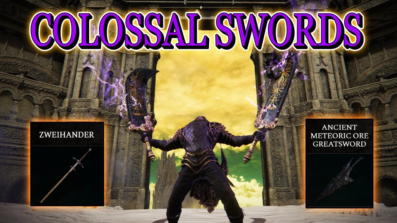 Elden Ring Colossal Swords Only! - YouTube
