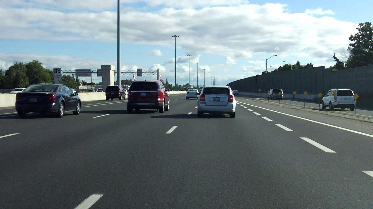 Queen Elizabeth Way/Highway 403 (Exits 123 to 111) Hamilton-bound - YouTube