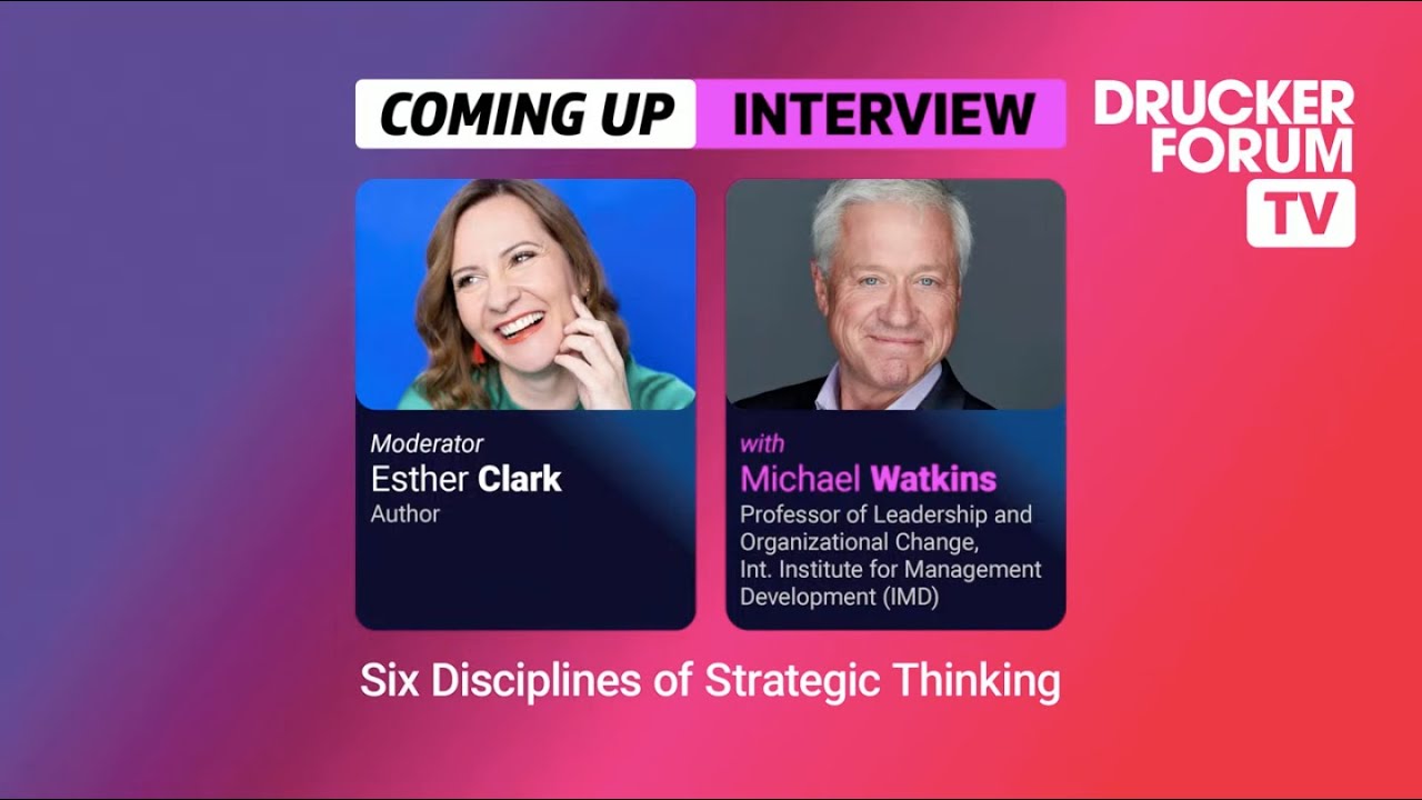 Interview Michael Watkins, Professor of Leadership and Organizational ...