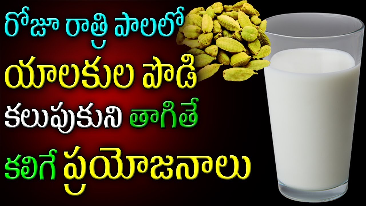 Health Benefits of Drinking Milk with Cardamom Powder - YouTube