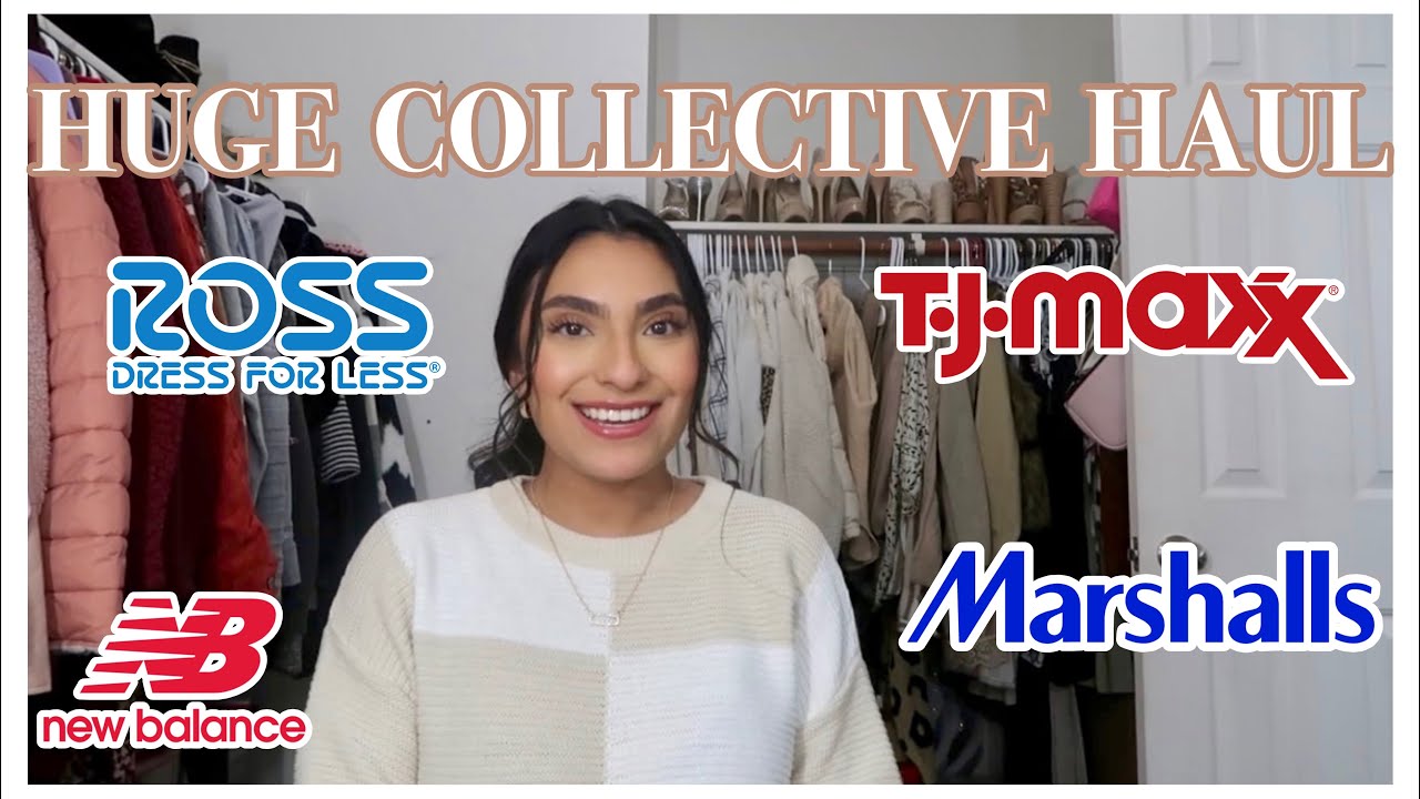 HUGE COLLECTIVE HAUL♡ new balance, ross, marshalls, tjmaxx + more - YouTube