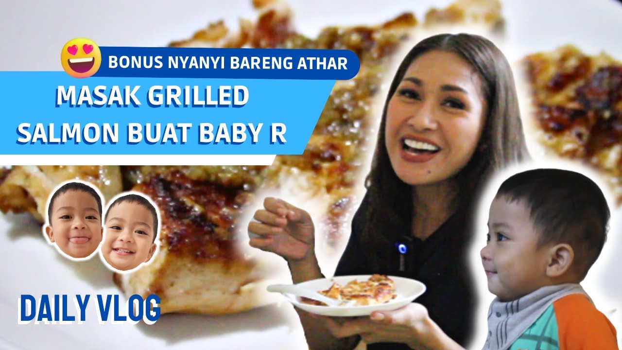 DAILY VLOG#5 BABY R LAHAP BANGET! MAMI TATA JANEETA MASAK APA SIH? BONUS NYANYI BARENG ATHAR ...