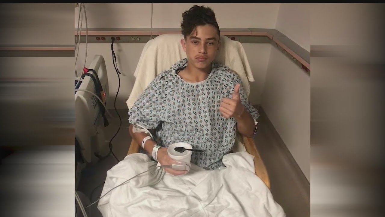 Struthers football player gives thumbs up after suffering injury at ...
