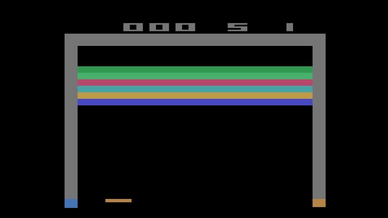 One Hour Of - Breakout (Atari 2600) - Blockbuster Week! 1 / 6 - YouTube