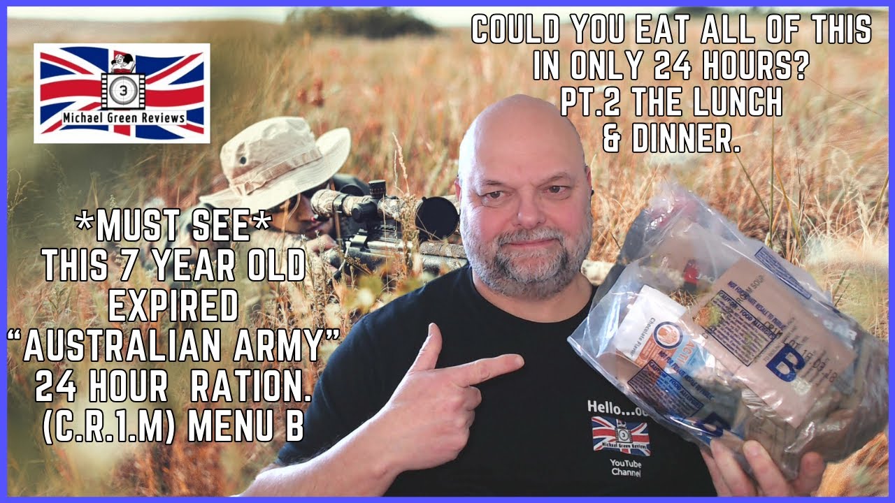 *MUST SEE* THIS AUSTRALIAN ARMY "COMBAT RATION ONE MAN" OR "CR1M ...
