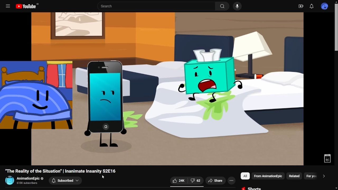 Puppetflip reacts to Inanimate Insanity S2E16 - Act 1 - The Reality of ...