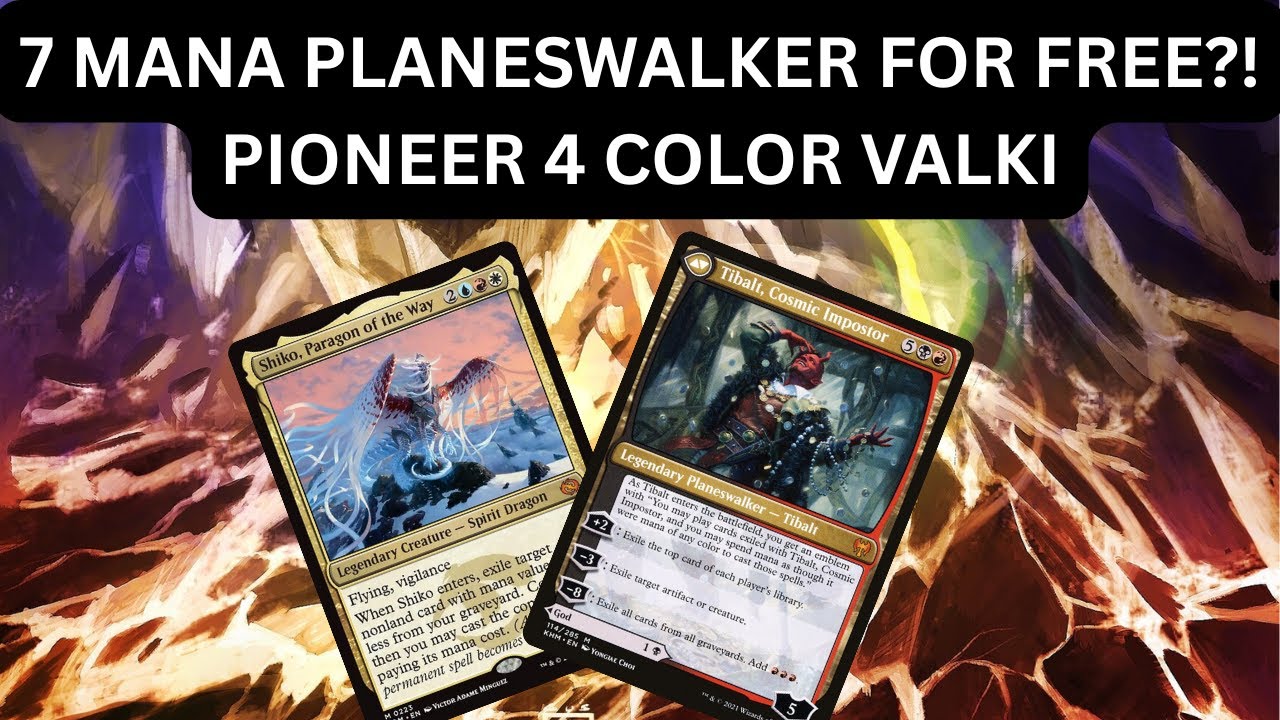 7 mana Planeswalker For FREE?! 4 Color Shiko-Valki In Pioneer - YouTube