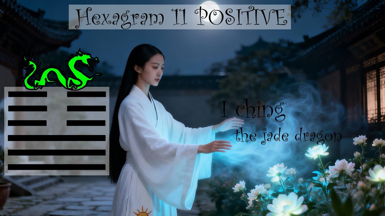 I CHING ENGLISH hexagram 11 mutable lines. - YouTube