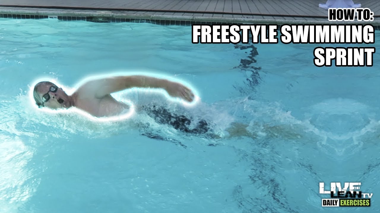 How To Do FREESTYLE SWIMMING SPRINTS | Exercise Demonstration Video and ...