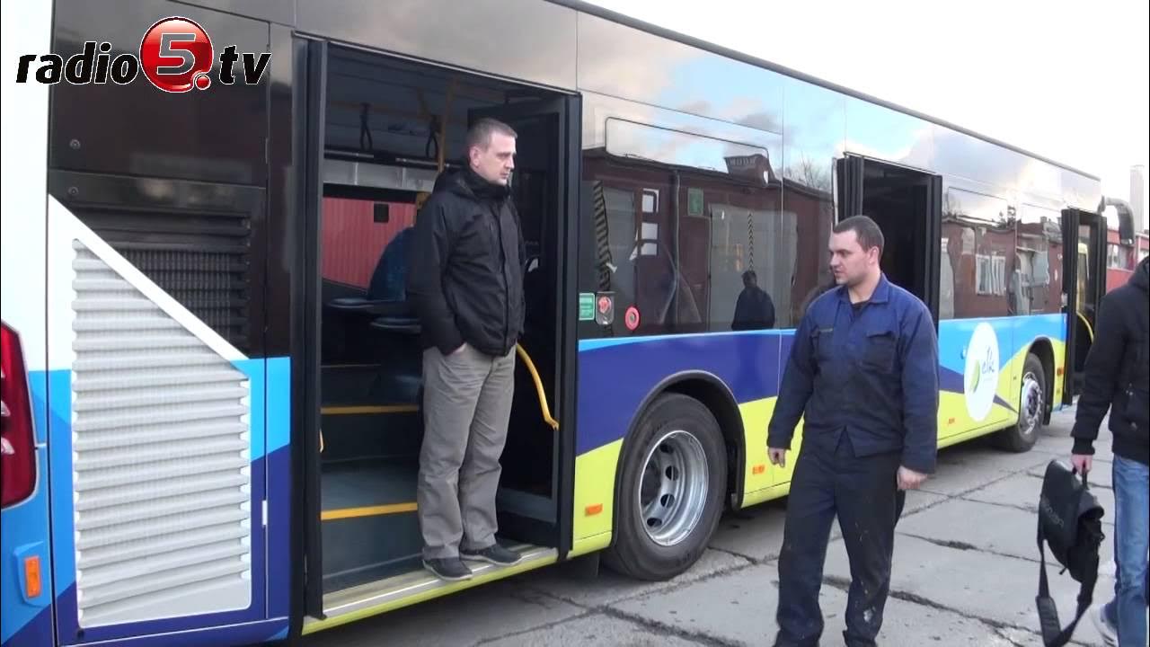 Dwa nowe autobusy w MZK - YouTube