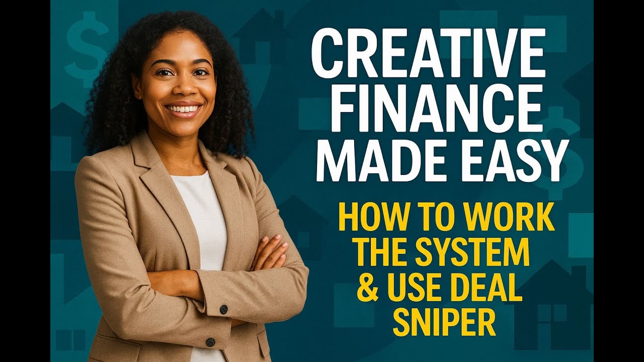Creative Finance Made Easy: How to work the system & Use Deal Sniper - YouTube
