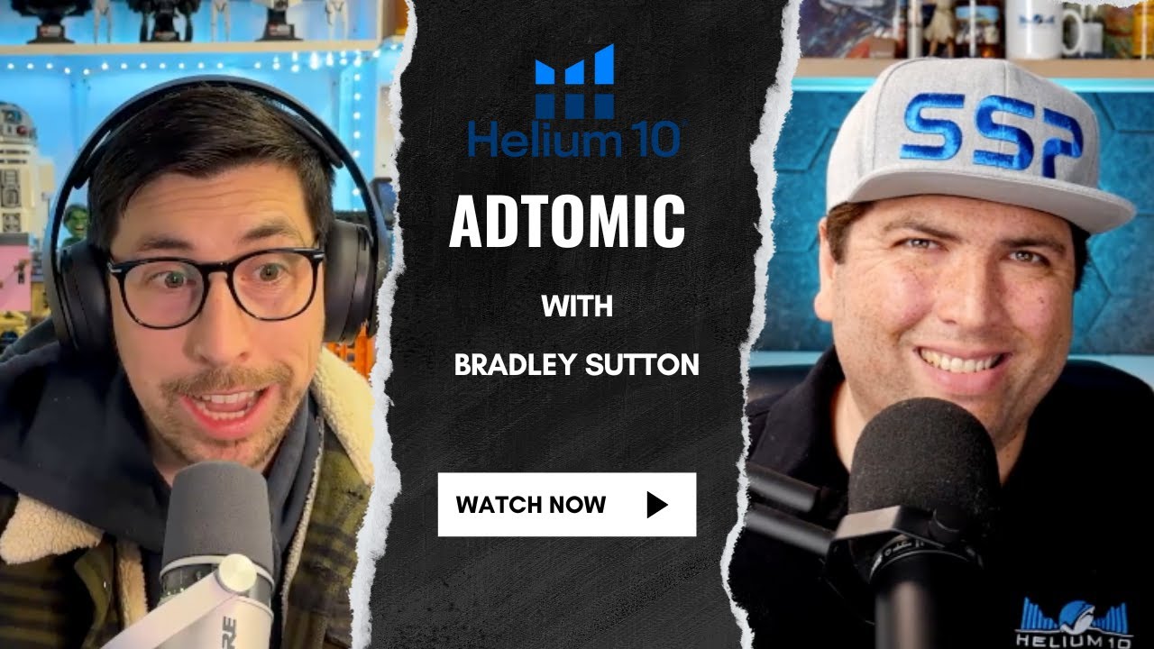 Amazon PPC Management Tips With Helium 10's Bradley Sutton - YouTube